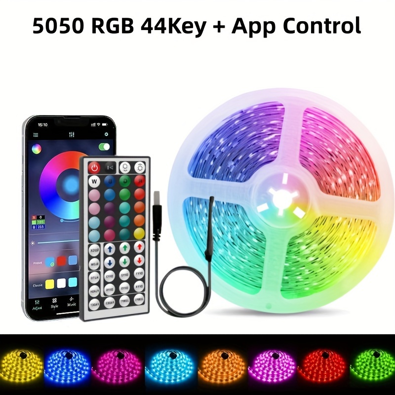 Led Strip Lights Tv Led Backlight 5050 5v Usb Rgb Ribbon - Temu United ...