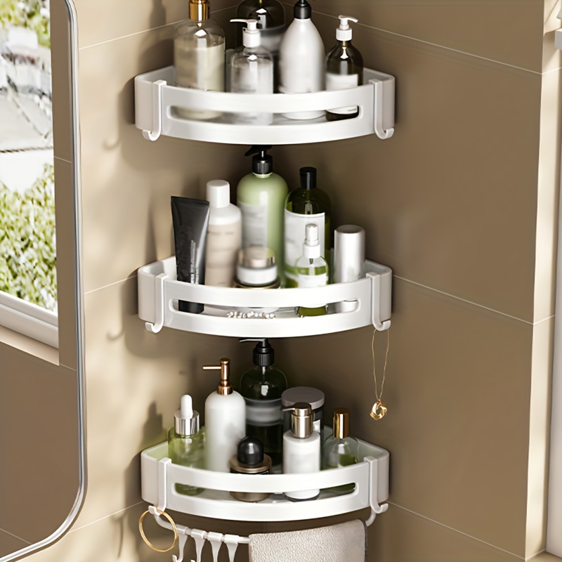 Wall Mounted Bathroom Storage Rack Punch free Bathroom - Temu United ...