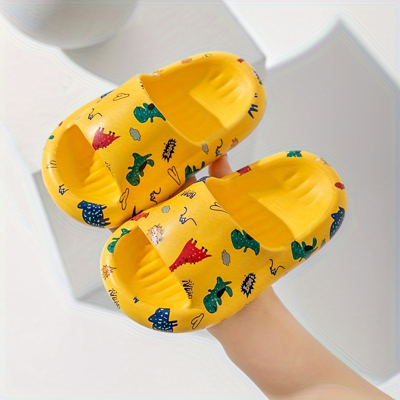 Cute Cartoon Open Toe Slippers Boys Non Slip Lightweight - Temu United Kingdom