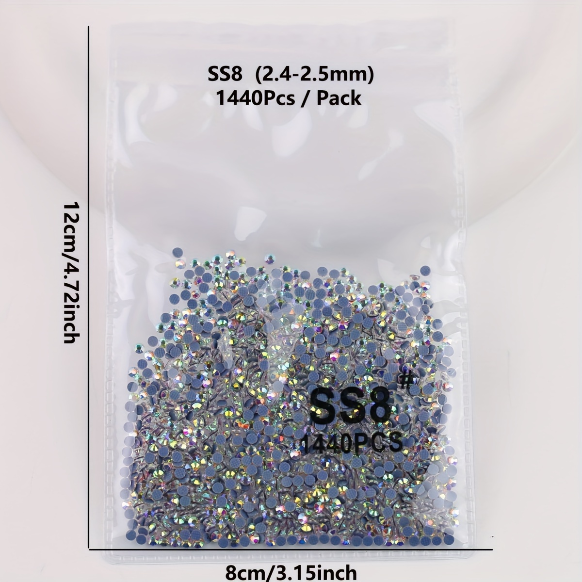 Round Ss6 Ss50 2mm Crystal Ab High Quality Hotfix Glue - Temu Denmark