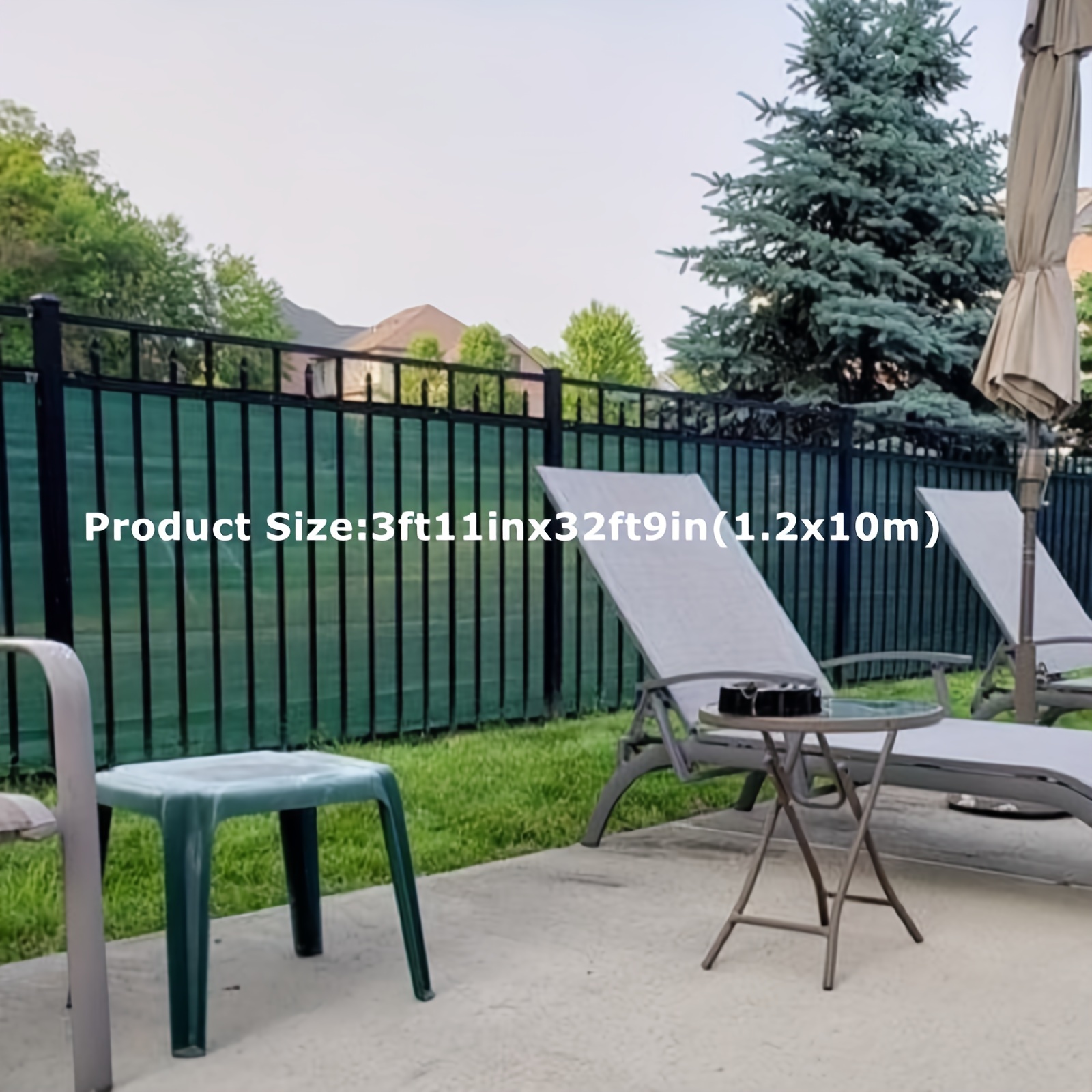 Privacy Fence Screen Garden Windscreen Mesh Shade Net - Temu Kuwait