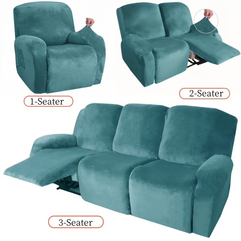 Jacquard Recliner Chair Slipcover Protector Recliners Couch - Temu