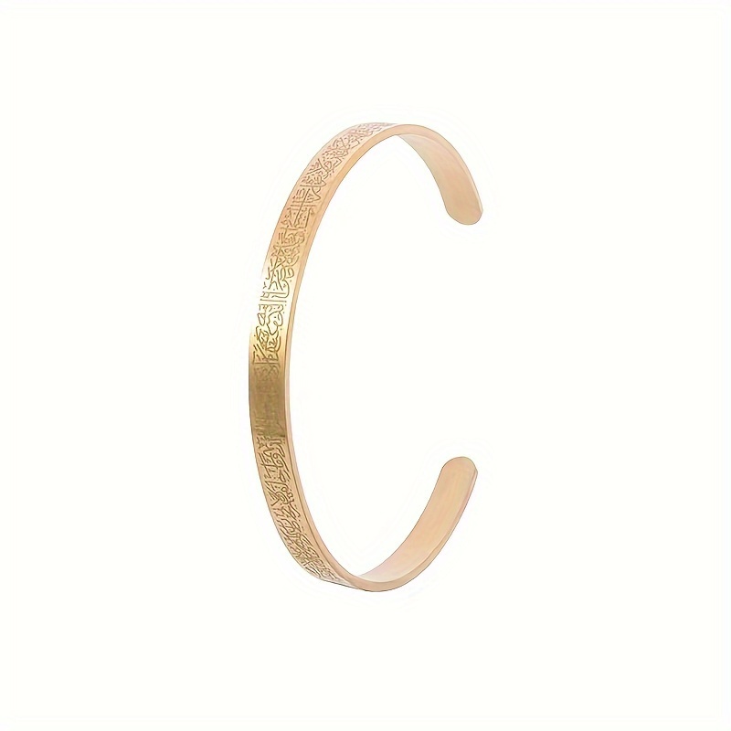 C shaped Open Bangle Stainless Steel Colorfast Fashion - Temu United Kingdom