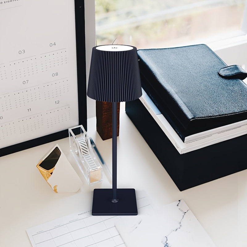 2600mah Wireless Desk Lamp Dimmable Touch Table Lamp Simple - Temu ...