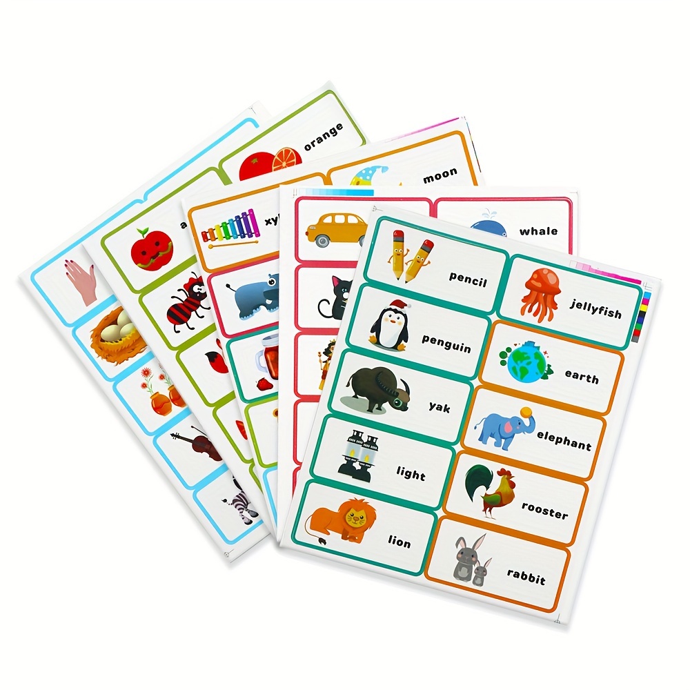 Cartes Flash De Lalphabet Pour Les Tout-petits, Cartes Flash De Mots ...