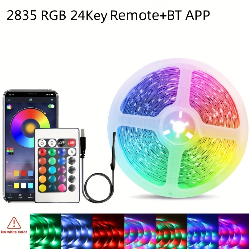 3.28ft Led Strip Lights Usb Rgb 2835 Music Sync Glow Led - Temu United ...