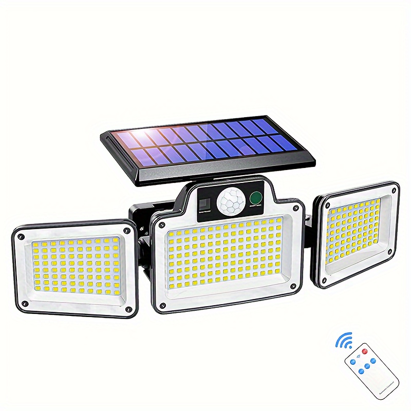 New Solar Sensor Light Led Lighting Remote Control Garden - Temu Australia