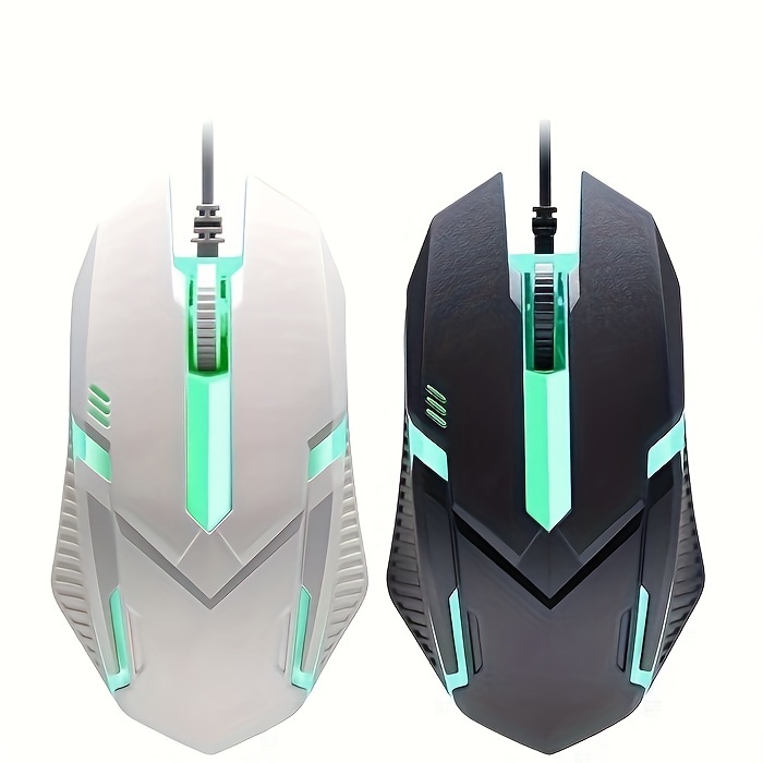 Rgb Usb Wired Gaming Mouse 7 Colors Led Backlight Ergonomics - Temu