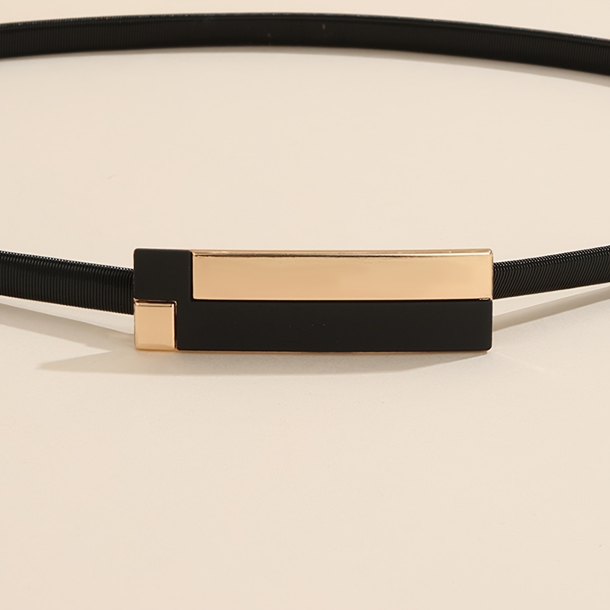 Metal Waistband Skinny Belt Waist Strap Stretchy - Temu United