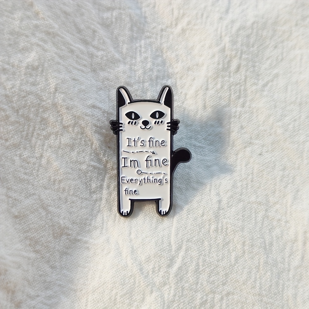 Anime Cartoon Cute Animal Fashion Enamel Brooch Badge Men - Temu United ...