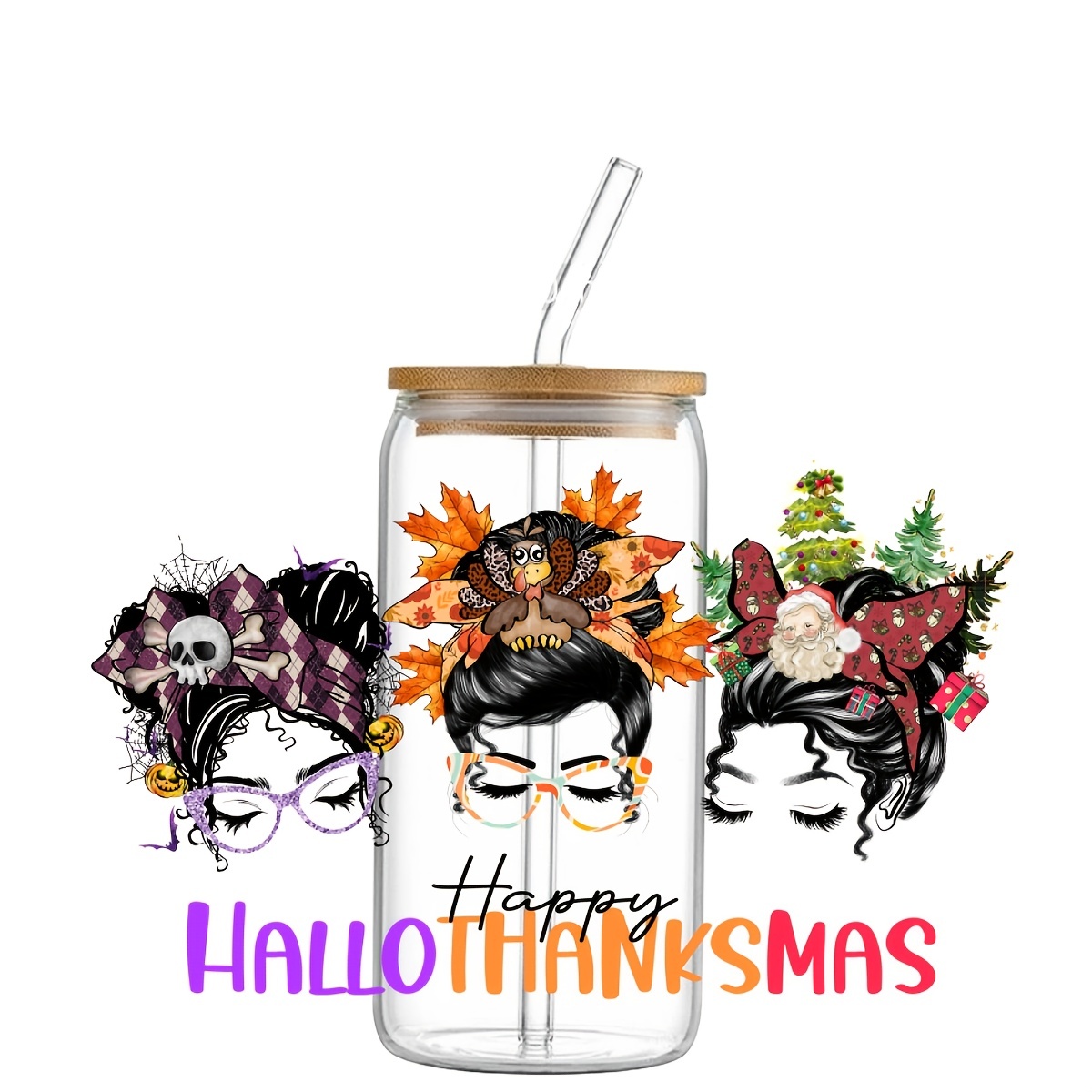 Creative Thanksgiving Mom Diy Uv Dtf Cup Packaging Transfer - Temu ...