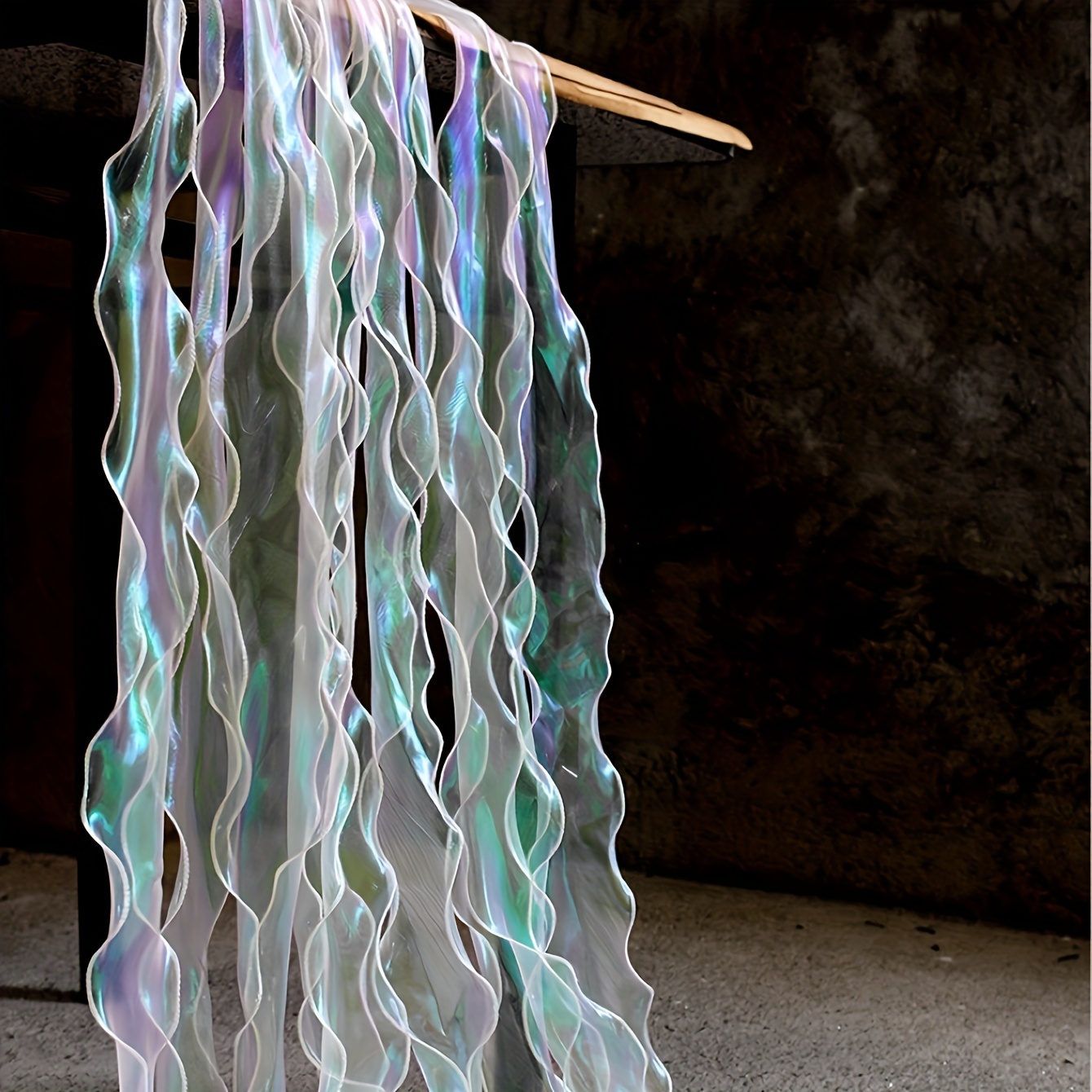 3 Yards Wide Mermaid Water Wave Ruffles Symphony Fish Tail - Temu