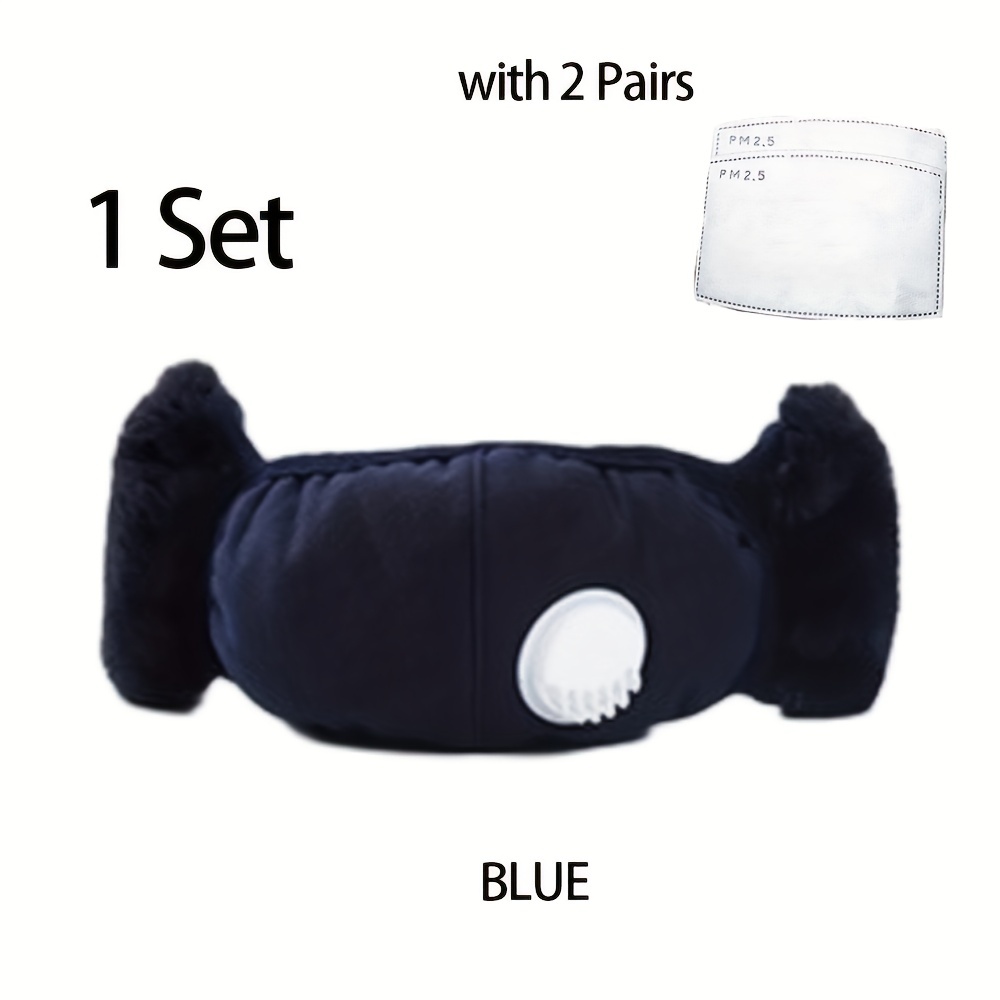 Cotton Winter Warm Masks With Breathing Valve, For Men And Women ...