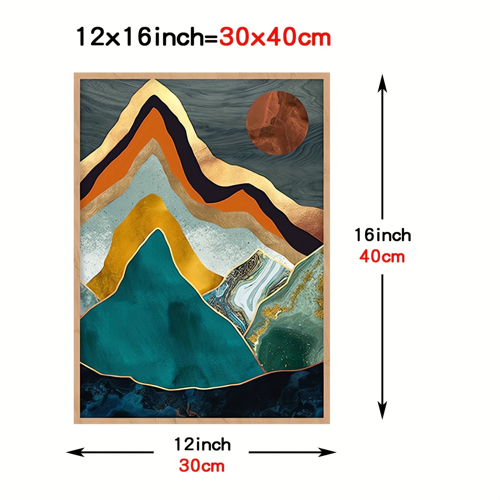 1pc Art Mural Abstrait Nature Art Mural Boho Décoration - Temu France