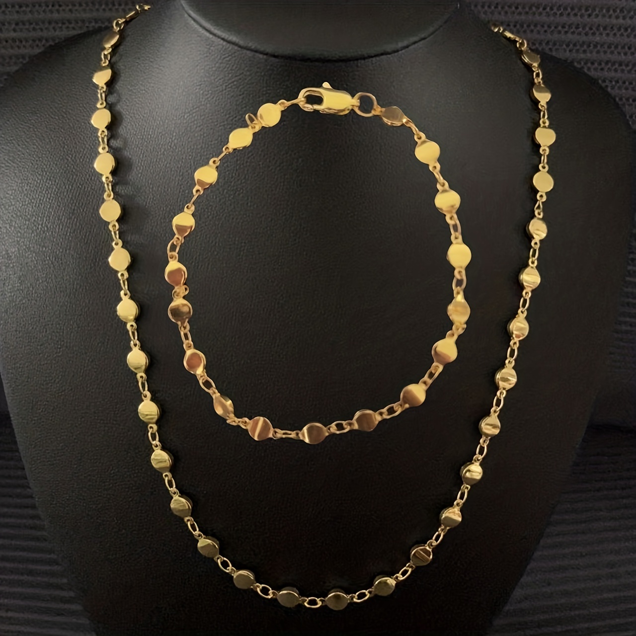 Gold Plated Bracelet Simple Fashion Ingot Men's And Women's - Temu Canada