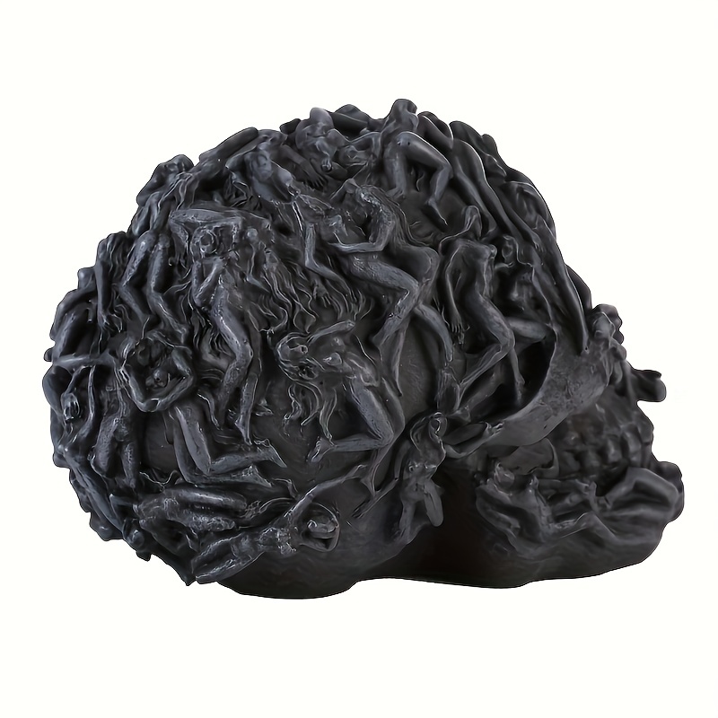 Halloween Skull Decor Home Decoration Human Model Statue - Temu South ...