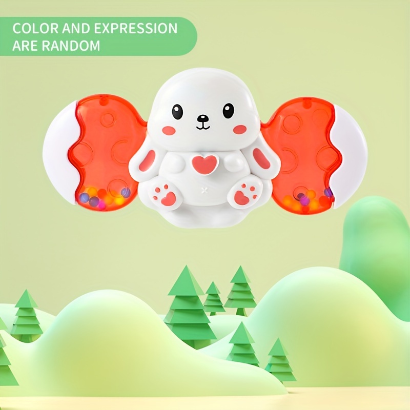 Cute Rabbit Baby Suction Cup Rotating Fun Toy Baby Soothing - Temu ...