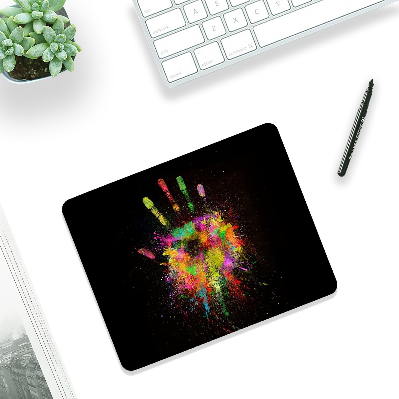 Rectangular Color Palm Mouse Pad - Electronics - Temu