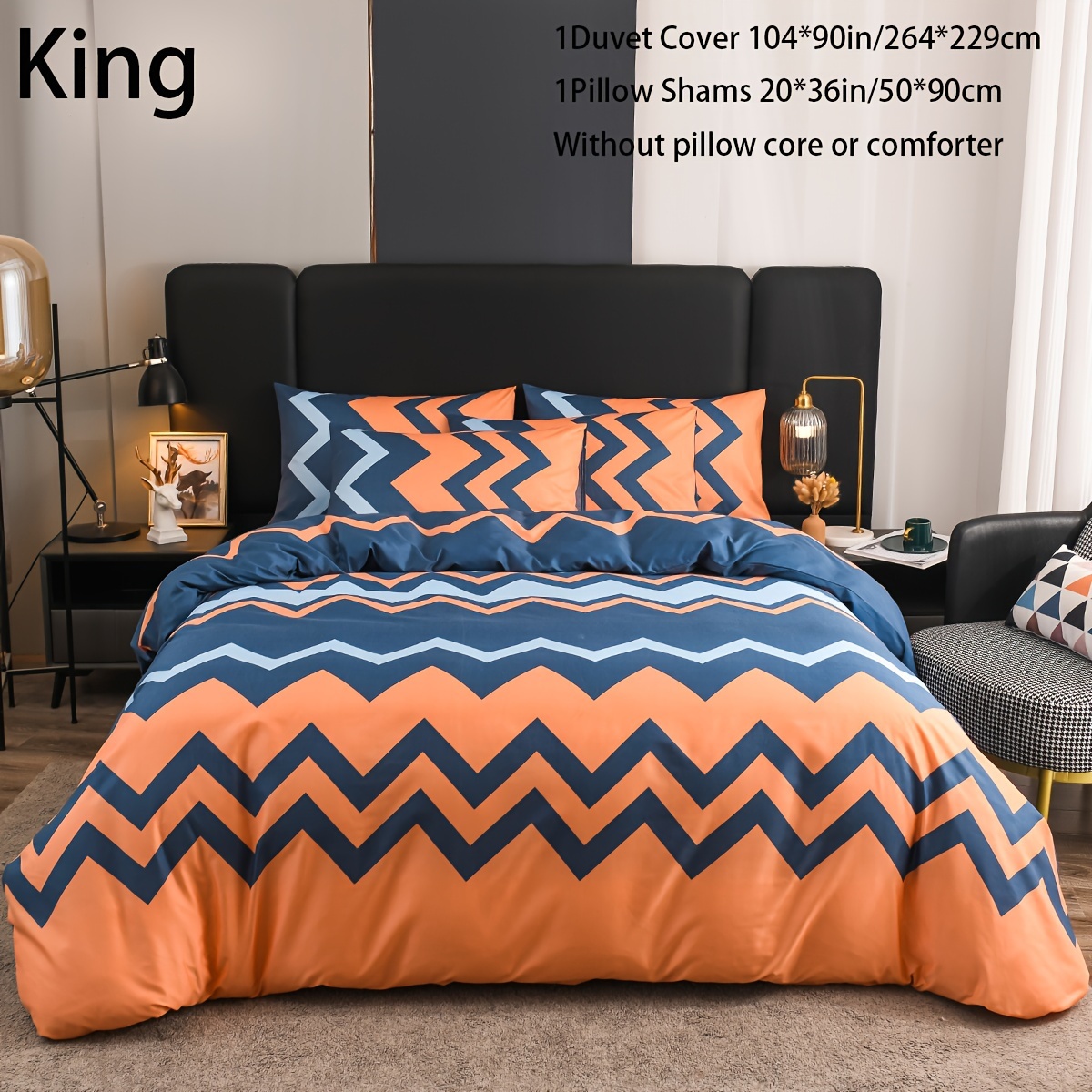 Duvet Cover Set Gorgeous Striped Pattern Soft Comfortable - Temu Australia