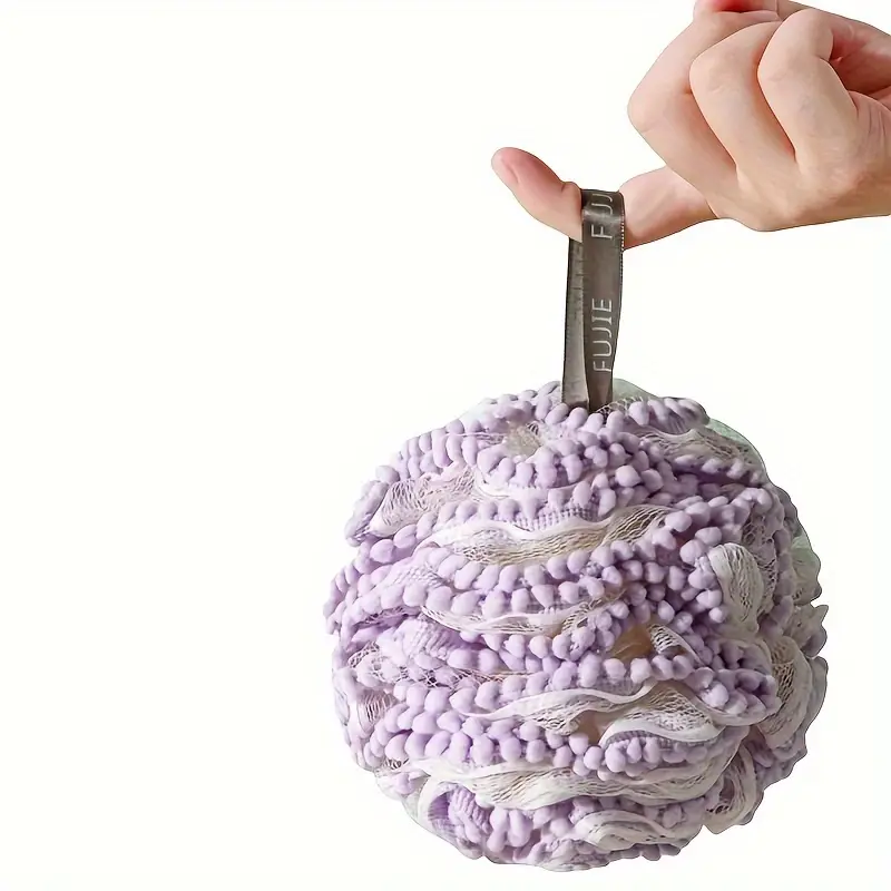 Lovely Bath Balls Large Bath Loofah Scrubbing Foaming Bath Temu