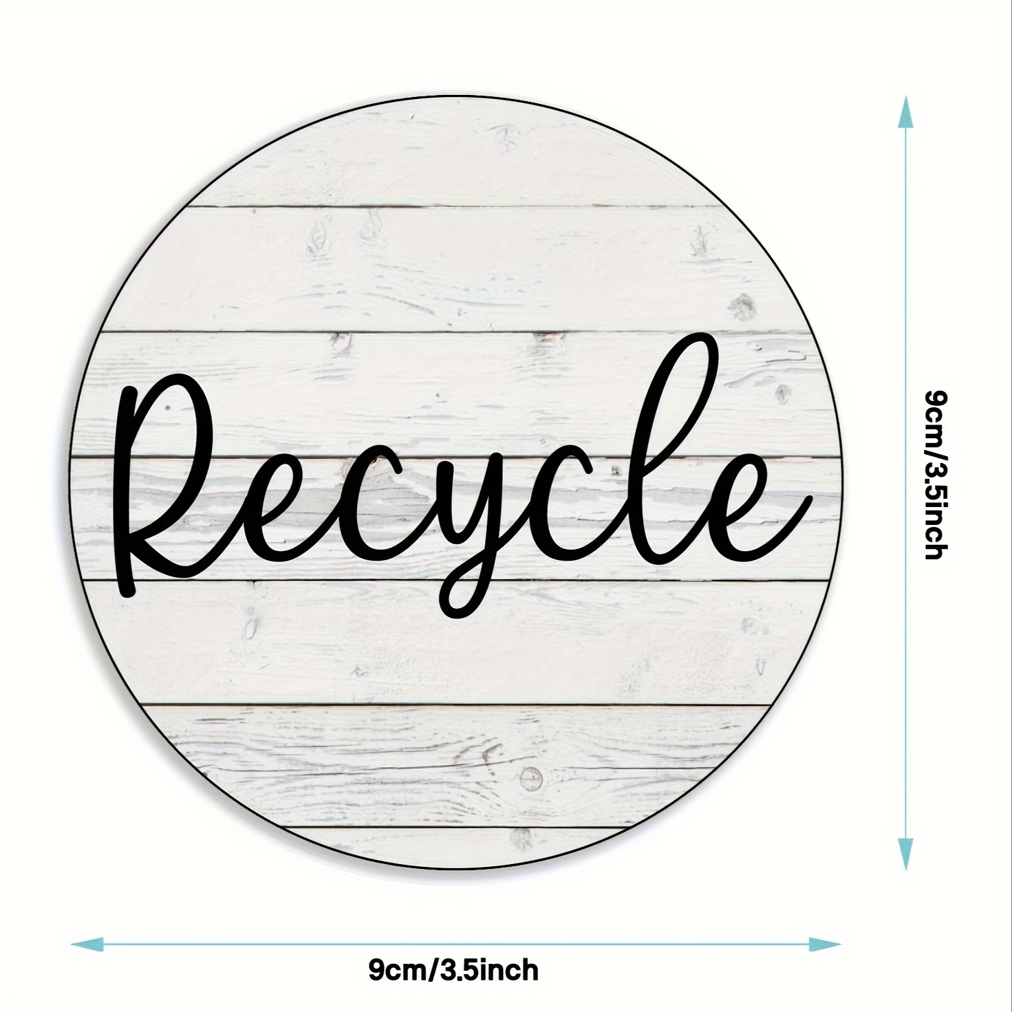 Recycle Logo Combo Trash Magnetic Decal Kitchen Trash Cans - Temu Australia