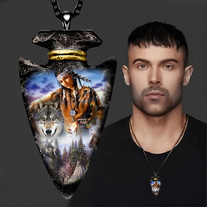 Wolf Necklace Fashion Cool Necklace Men's And Women's Lover Family Gift ...