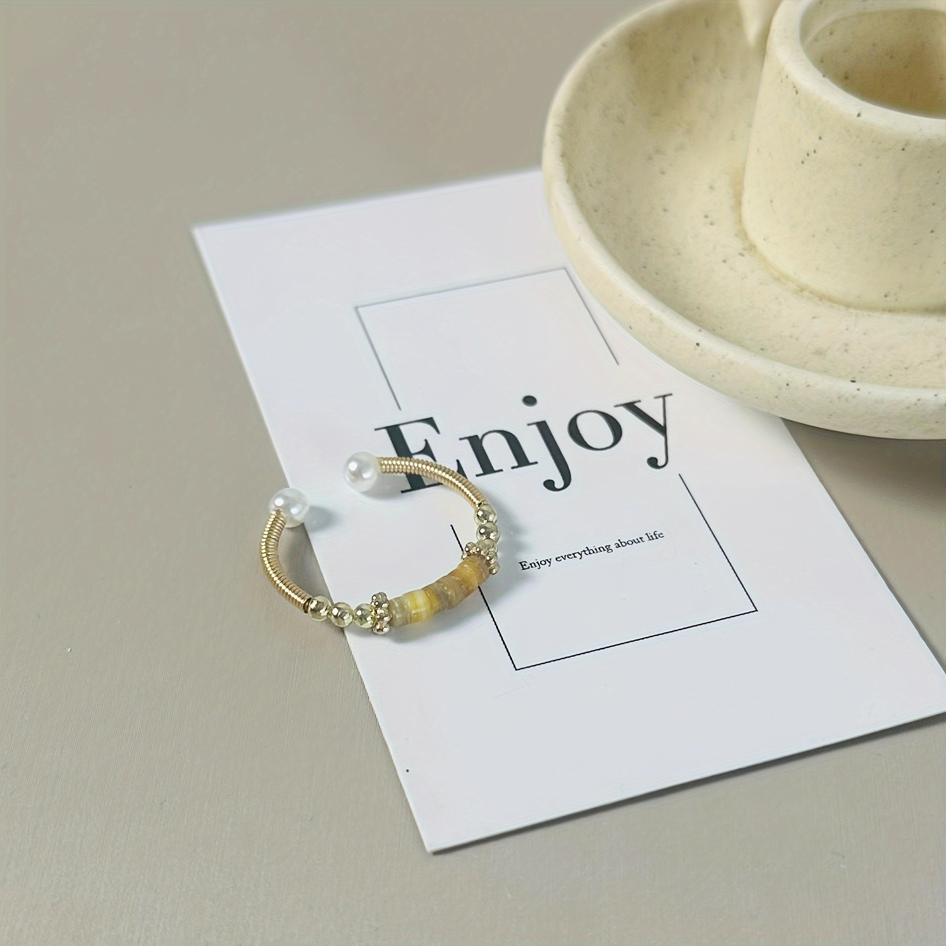 Cute And Fashionable Enamel Ring Open Adjustable Ring For - Temu United ...