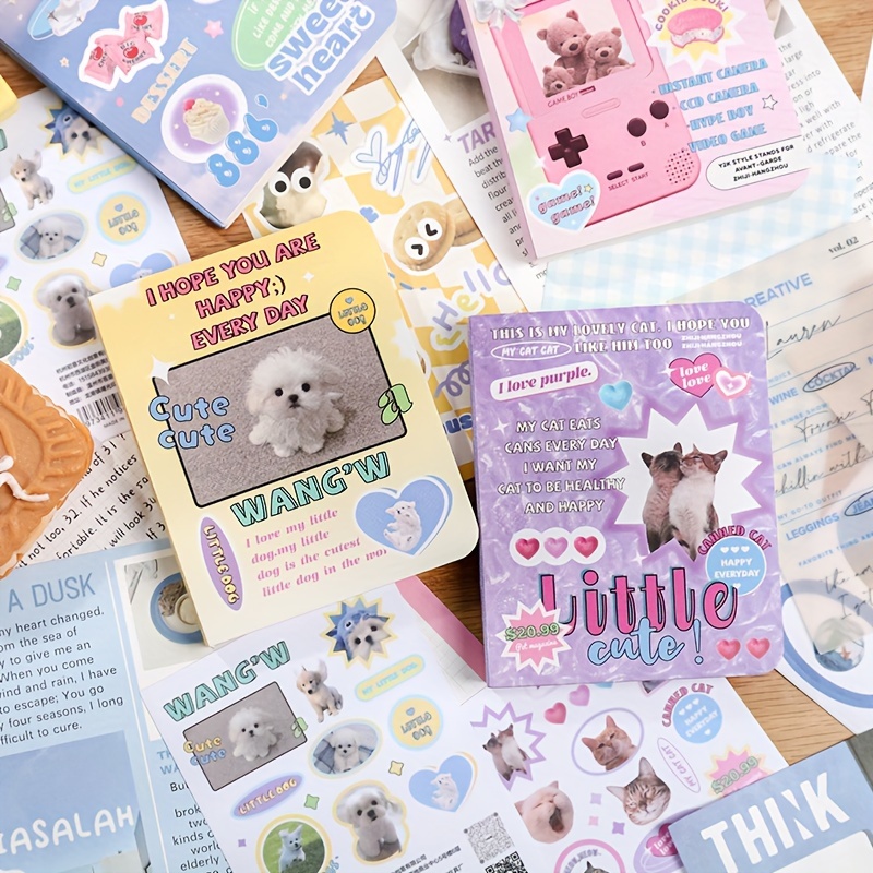 Sweet Retro Series Cute Cartoon Portable Diary Notebook Bean - Temu ...