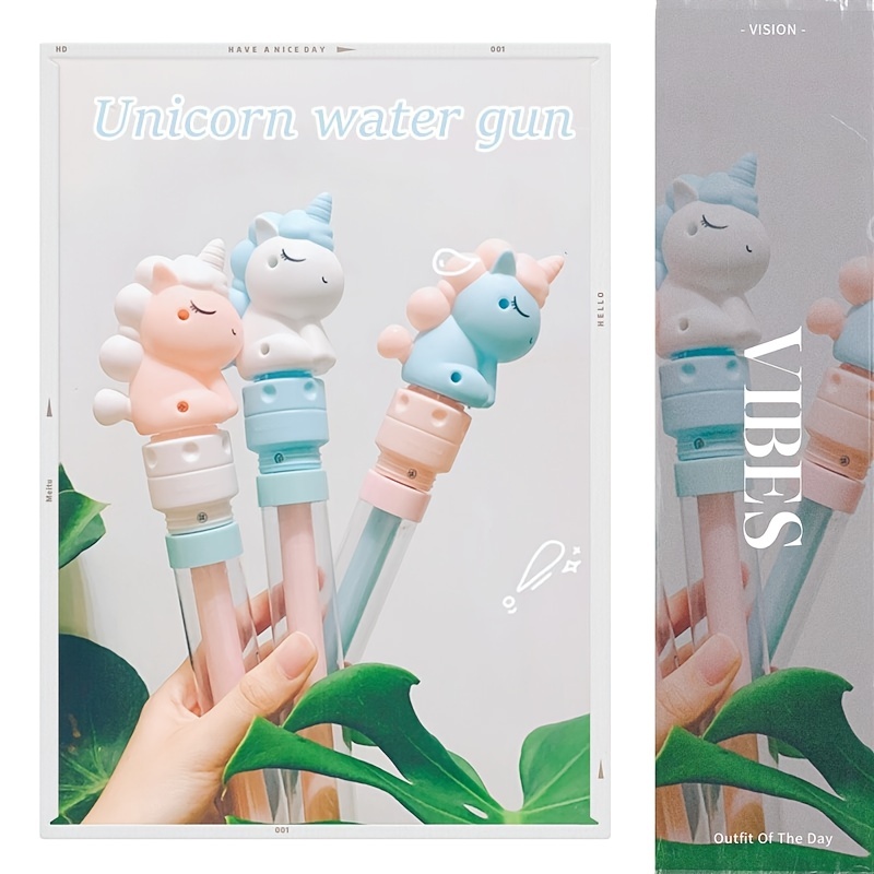 Summer Backyard Pool Cartoon Unicorn Water Gun Simple Handle - Temu ...