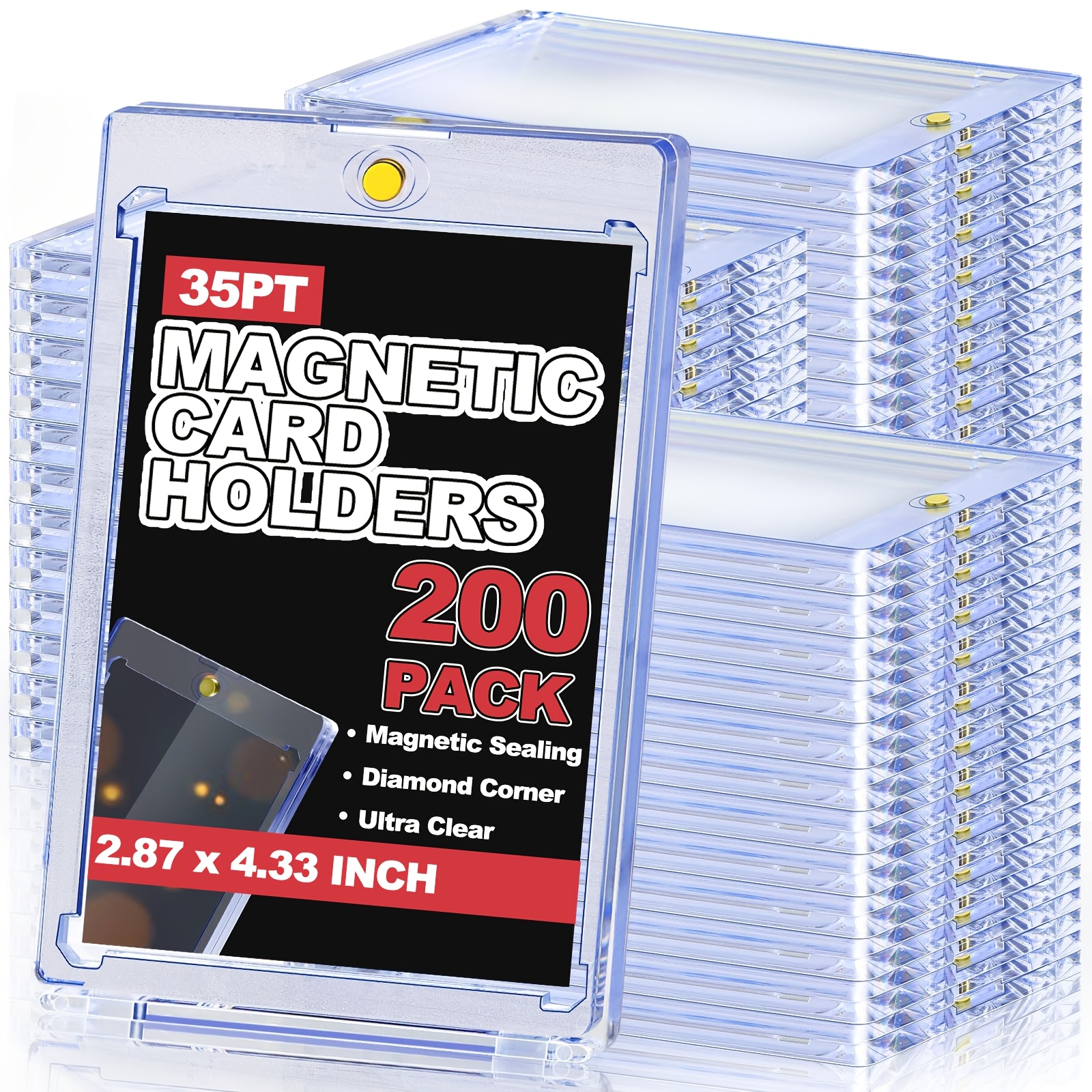 sports cards holders sold on Temu United States