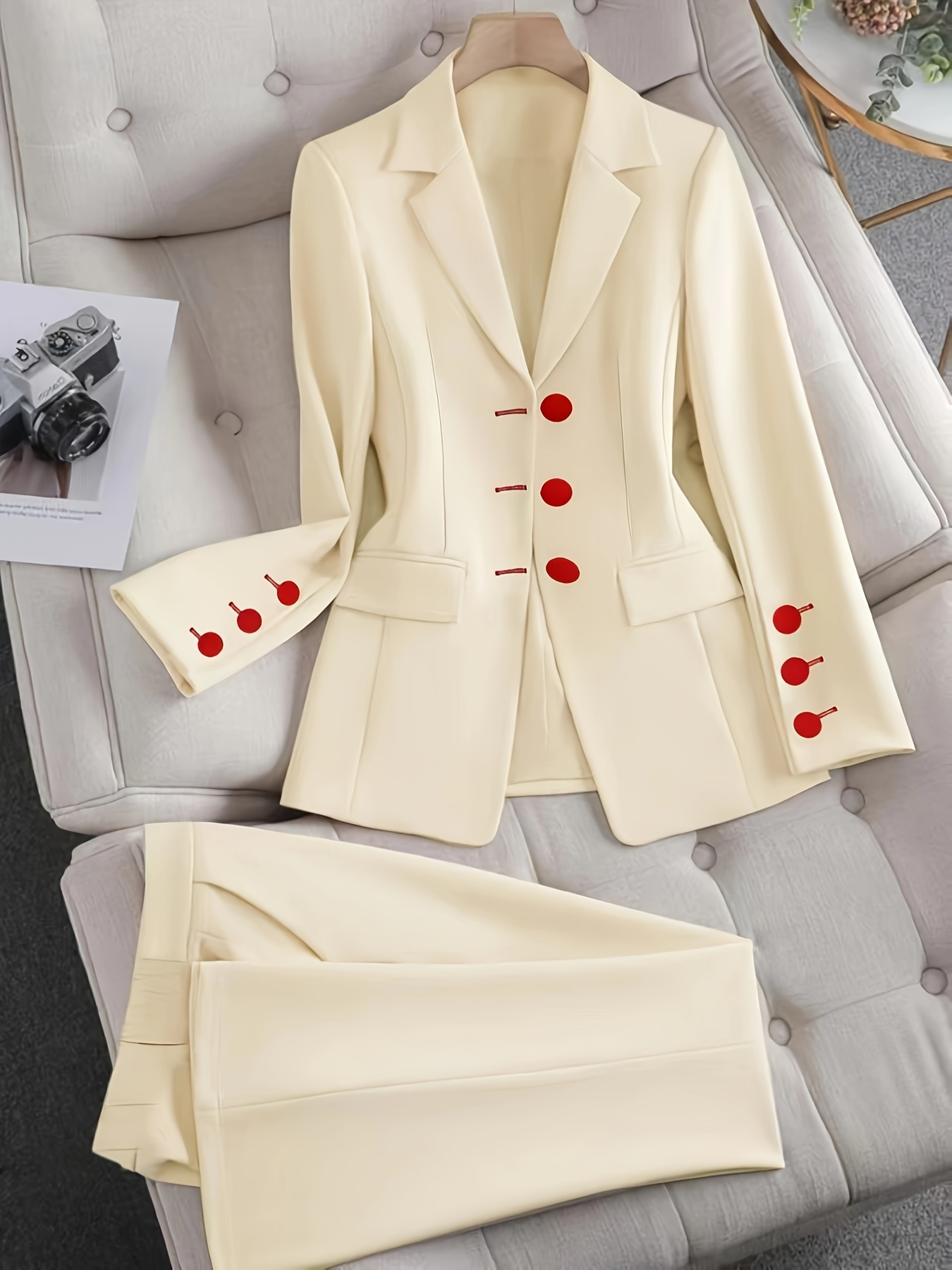 ladies pant suits sold on Temu United States
