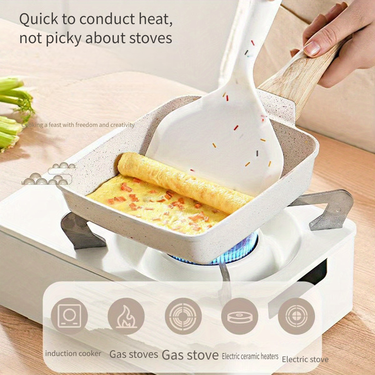 japanese omelette pan sold on Temu United States