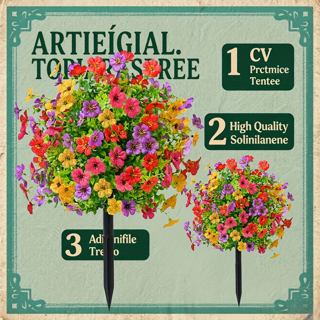artificial flowers sold on Temu United States