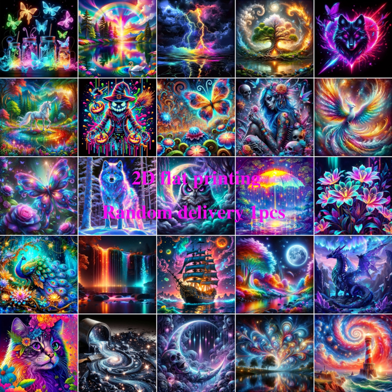 diamond painting kits sold on Temu United States