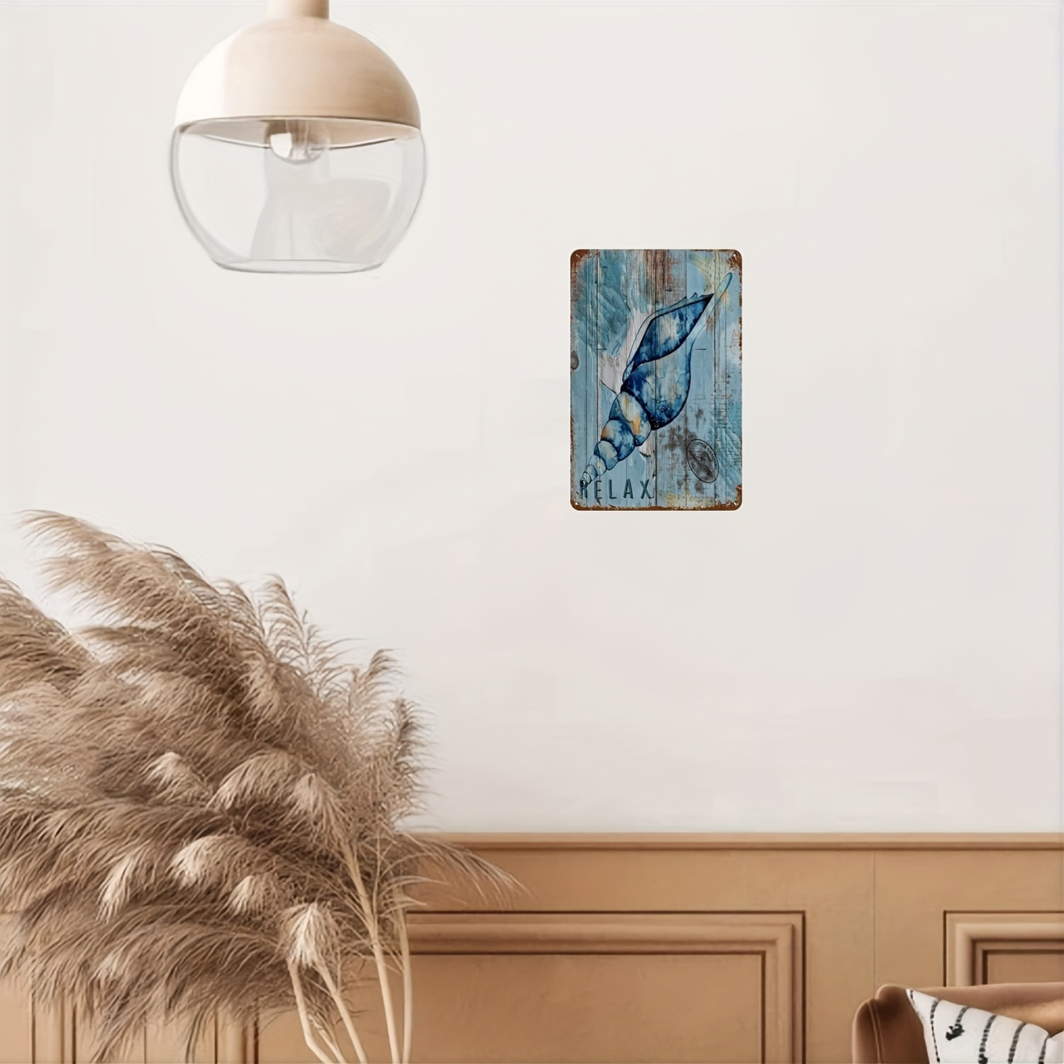 Coastal Tropical Underwater Sea Snail Metal Tin Sign: - Temu