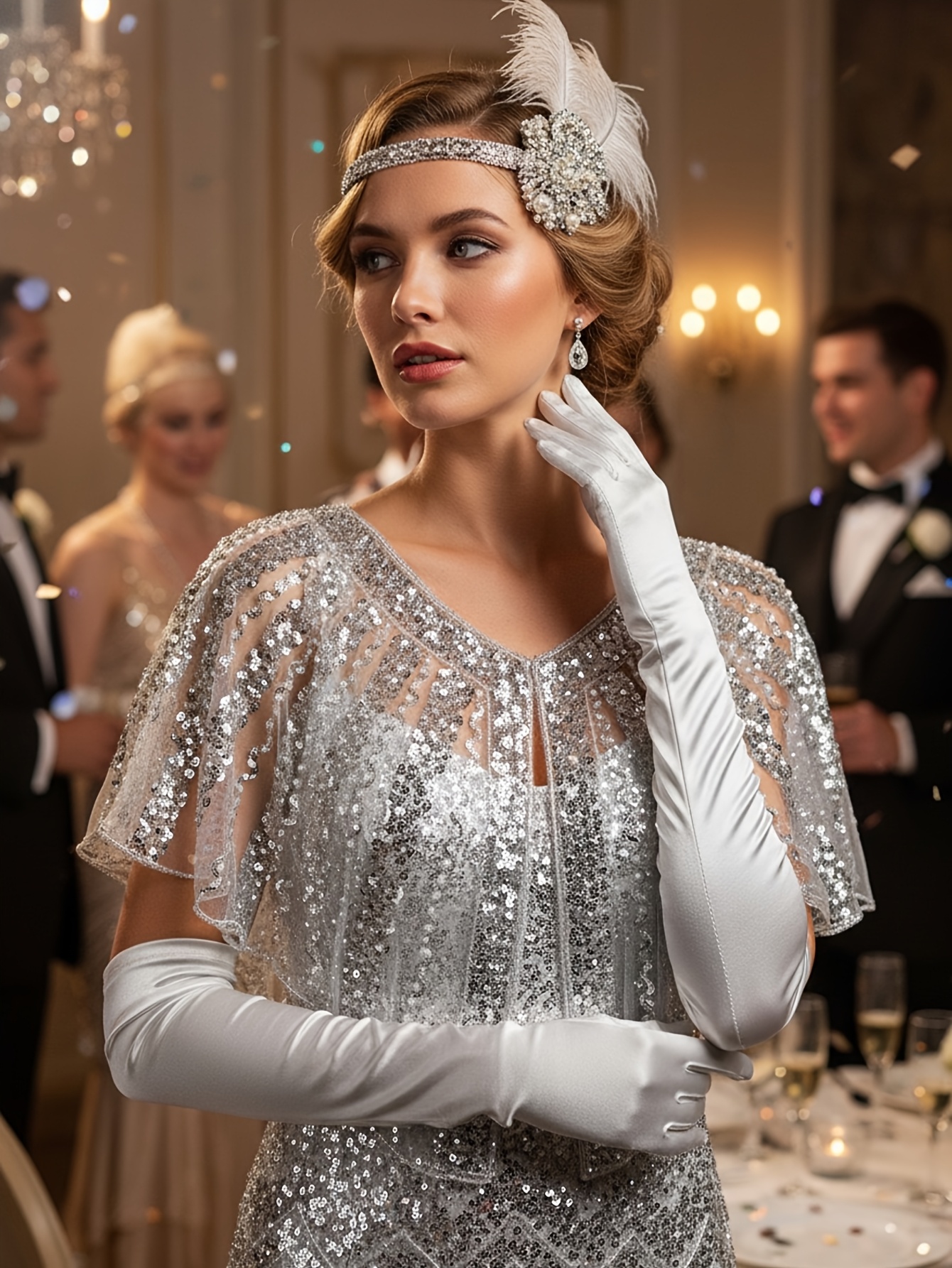 women flapper dresses sold on Temu Australia