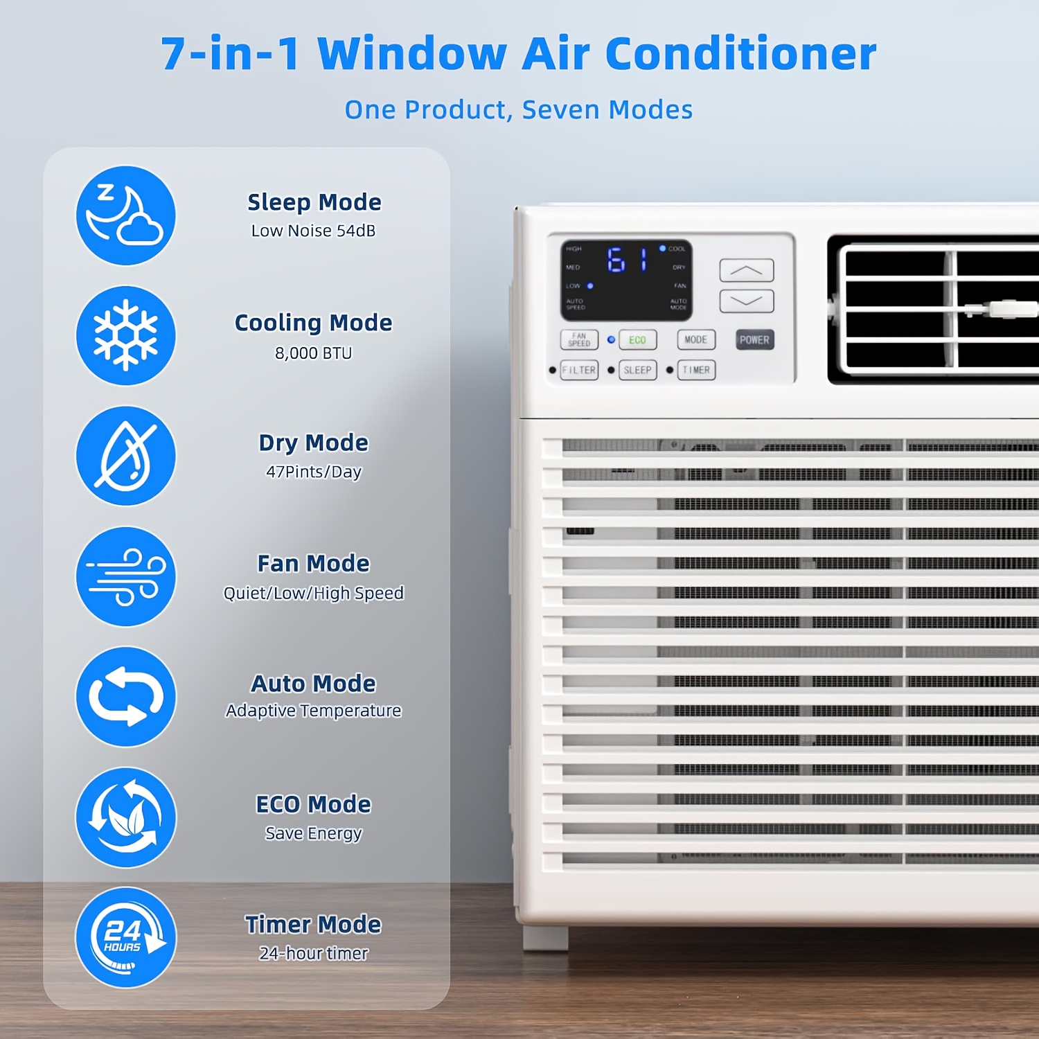 air conditioner sold on Temu United States