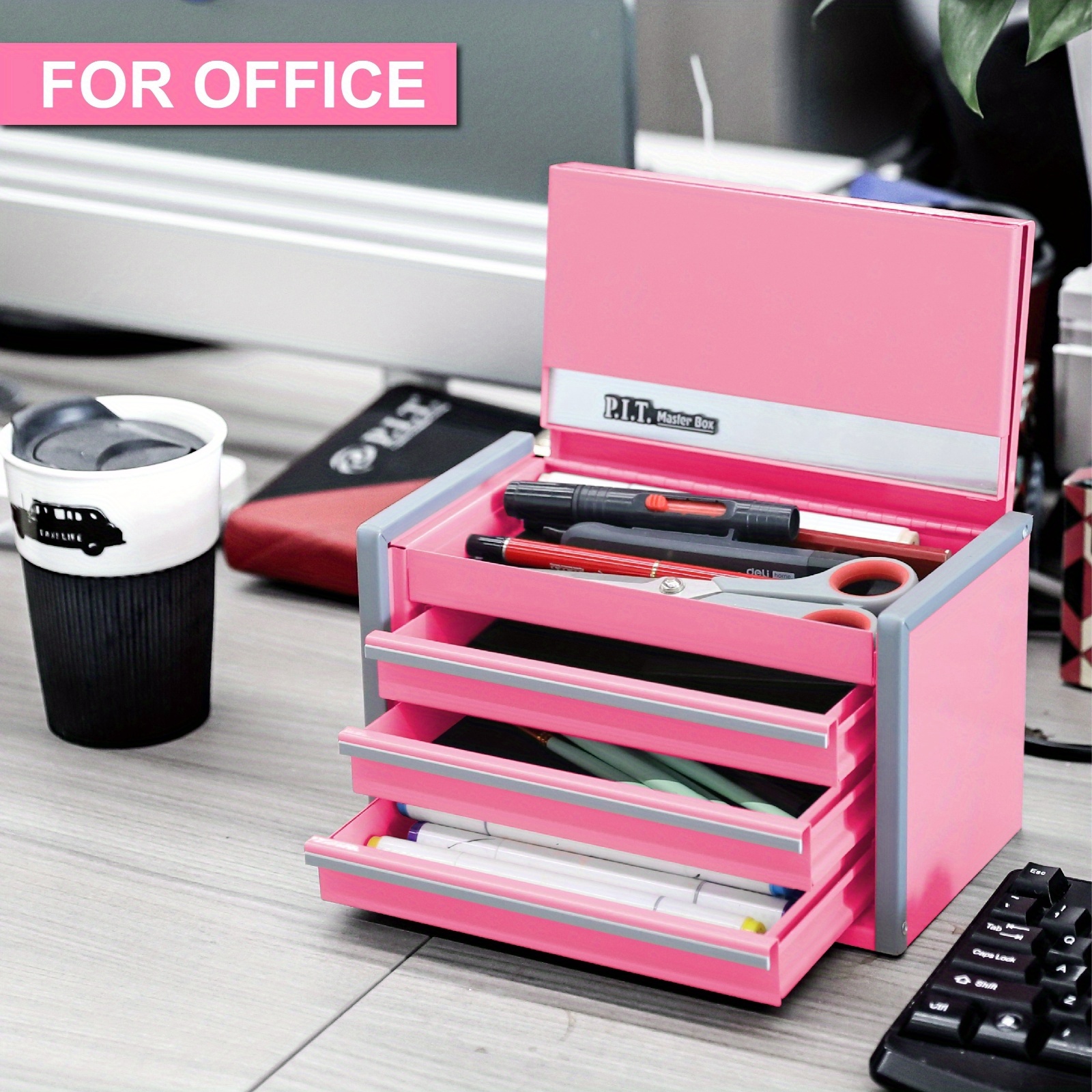 pink mini steel tool box pink mini steel tool box 3 drawers Temu United Kingdom
