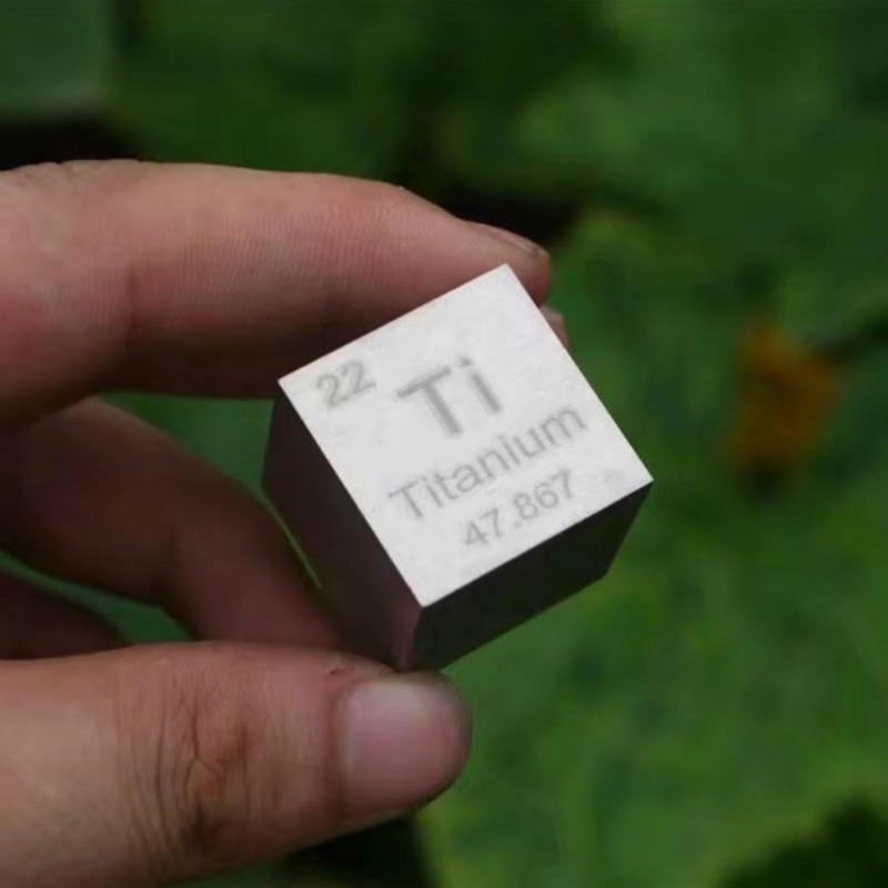 Pure Titanium Metal Cube High Purity Ti Periodic Table - Temu