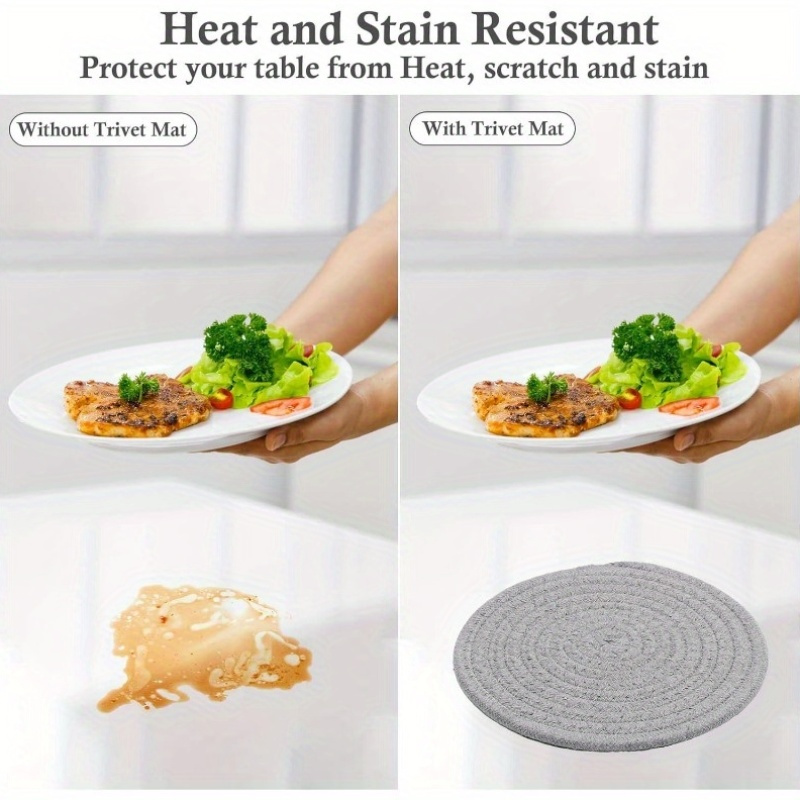 Heat resistant Hot Plate Mats Dishes Pots Kitchen - Temu