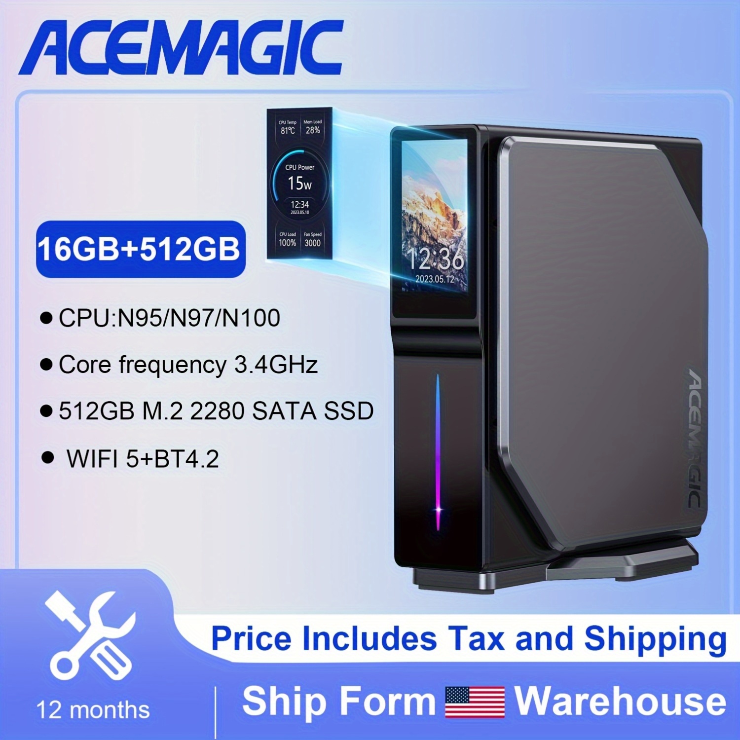 gaming pc sold on Temu United States