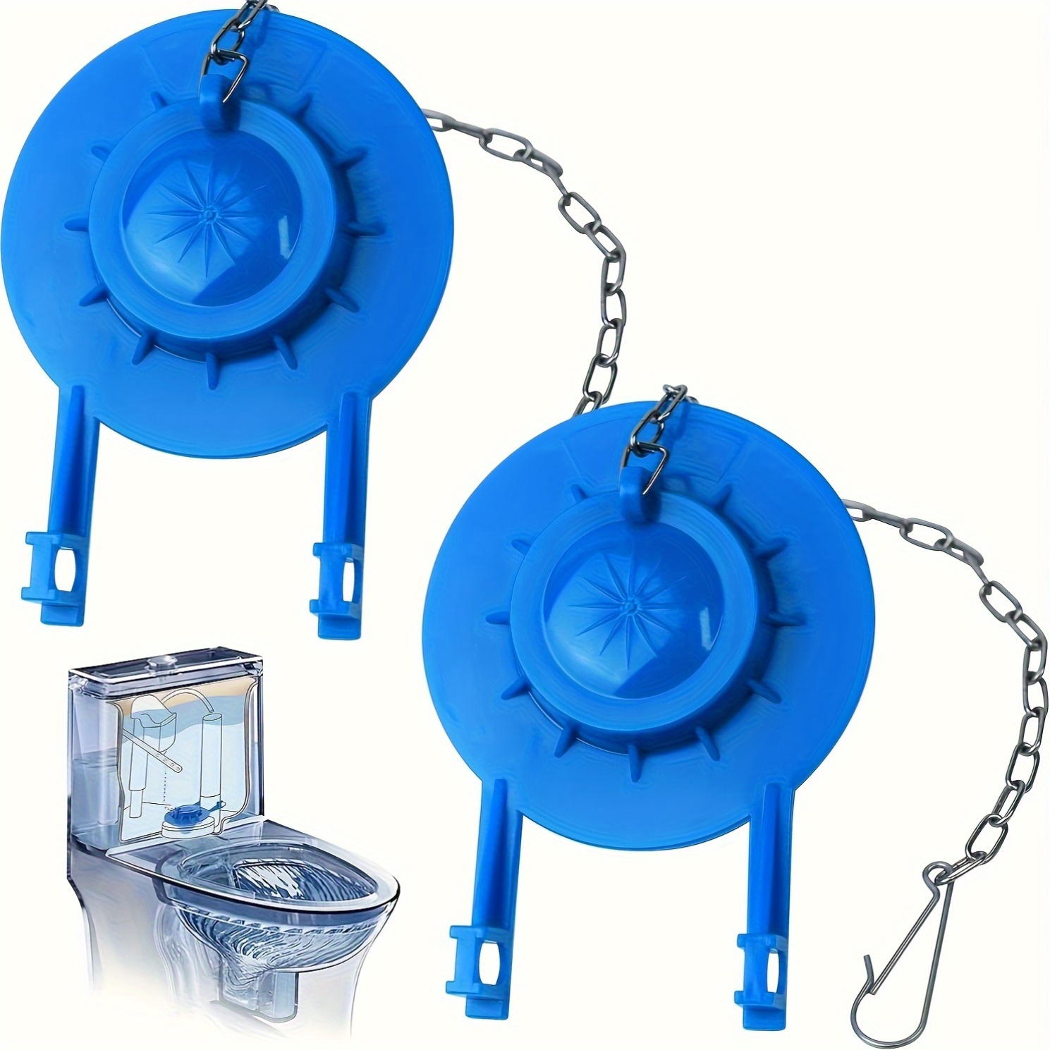Toilet Wand Kit Toilet Tank Repair Kit 2-Pack - Complete Fill Valve ...