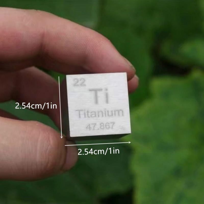 Pure Titanium Metal Cube High Purity Ti Periodic Table - Temu