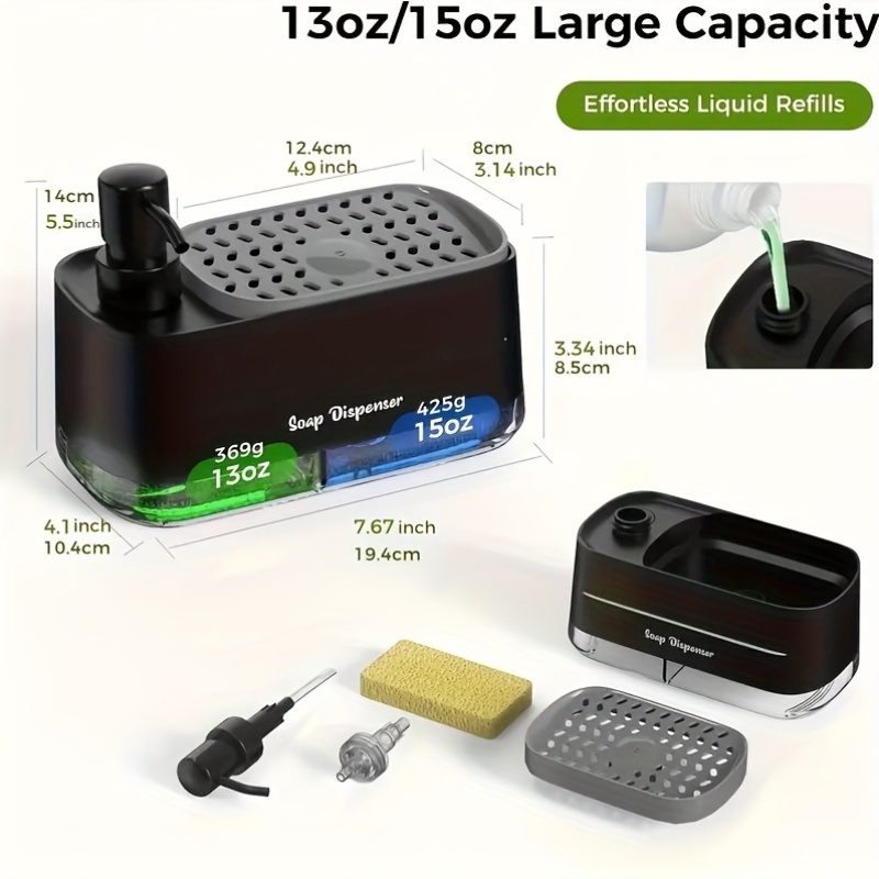 kitchen soap dispenser sold on Temu United States