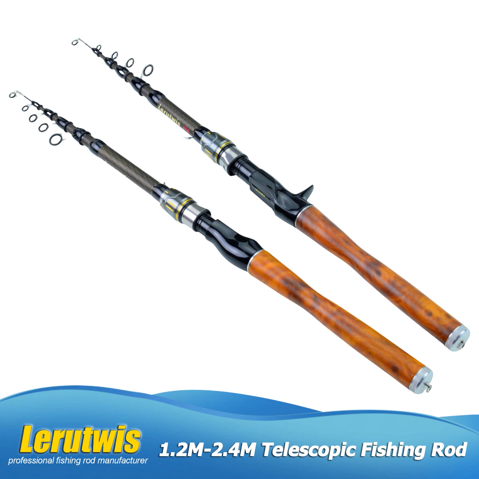 telescopic fishing rods sold on Temu United States