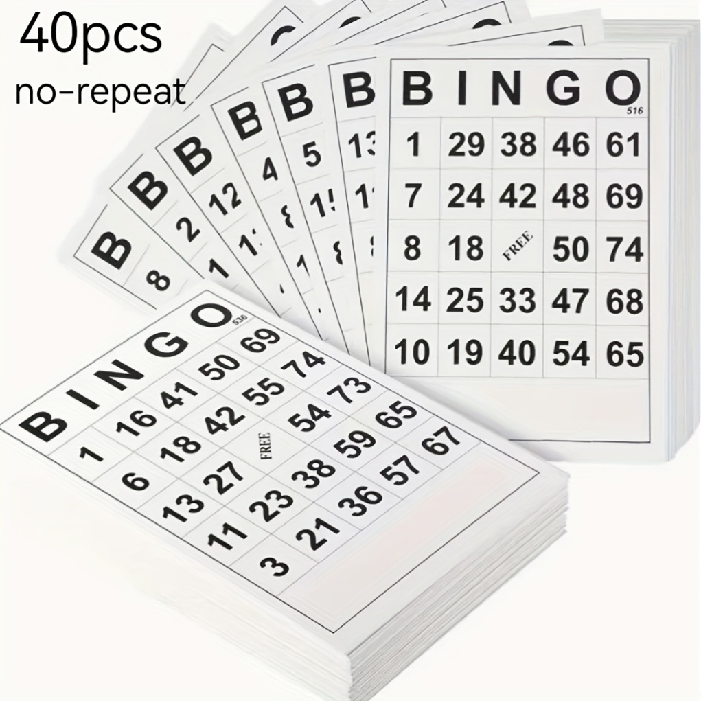 bingo games sold on Temu United States