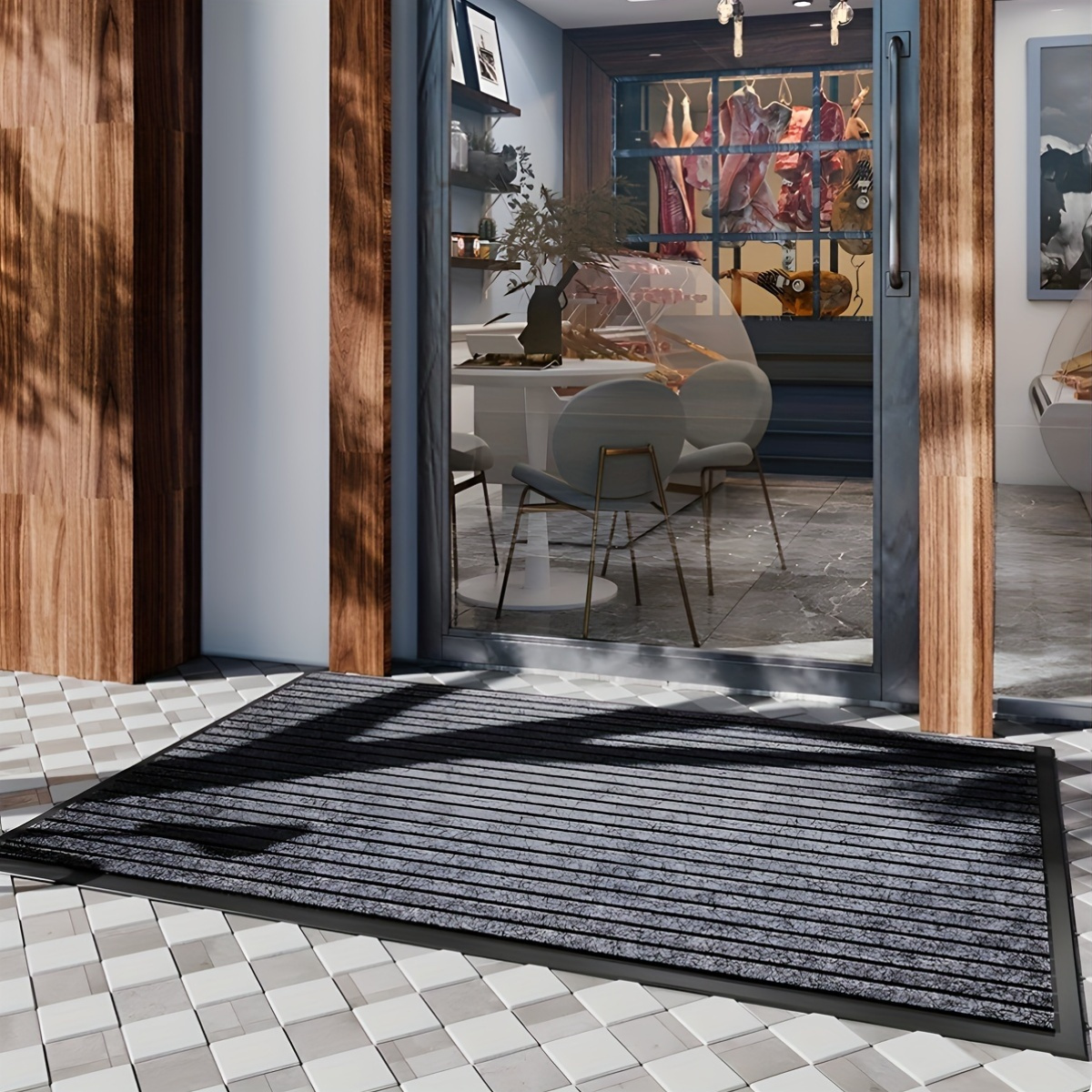 outdoor rubber mats sold on Temu United States