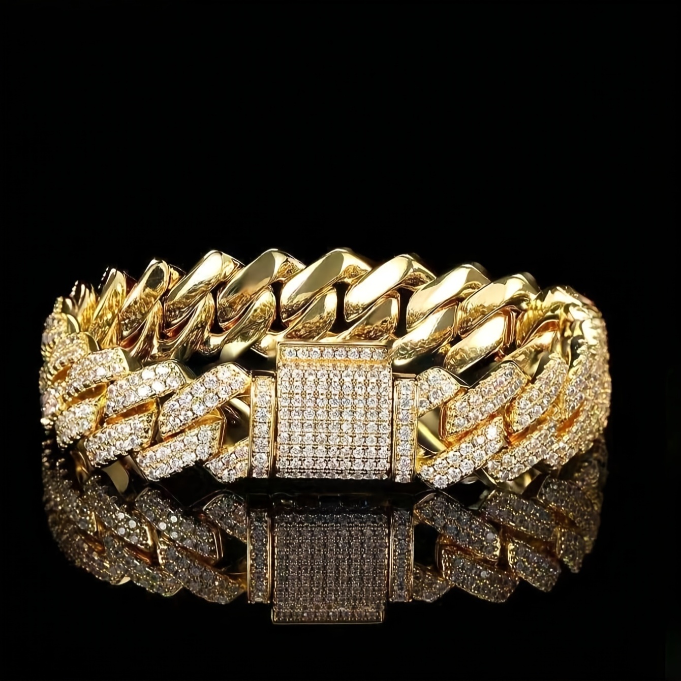 cuban chain bracelet sold on Temu United States