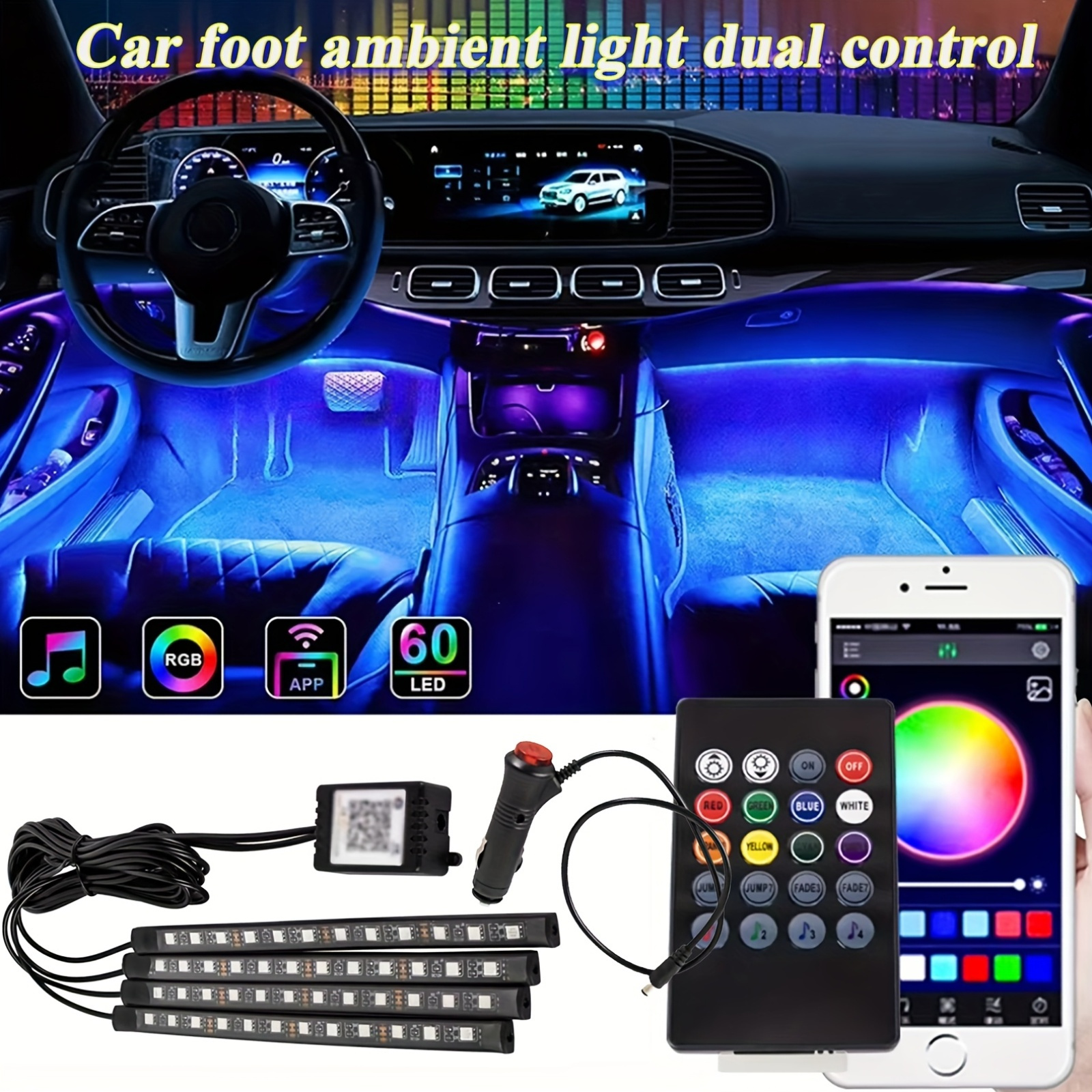 car accessories sold on Temu United States