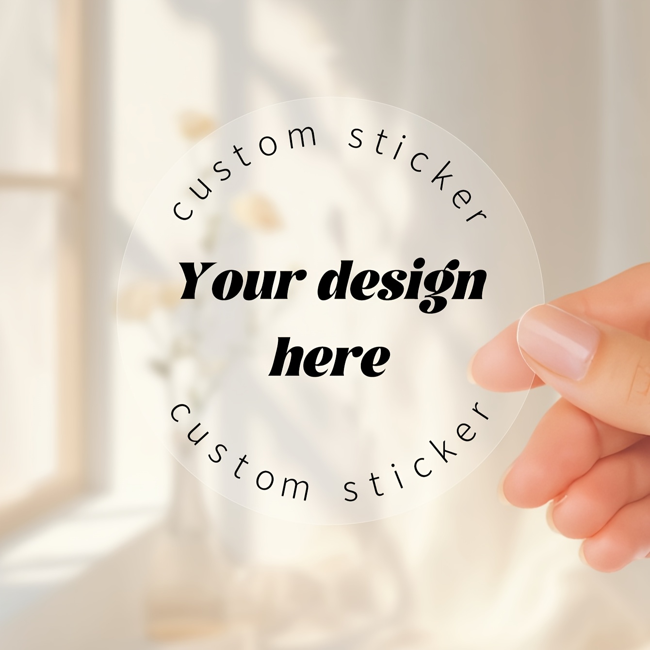 custom stickers sold on Temu Australia